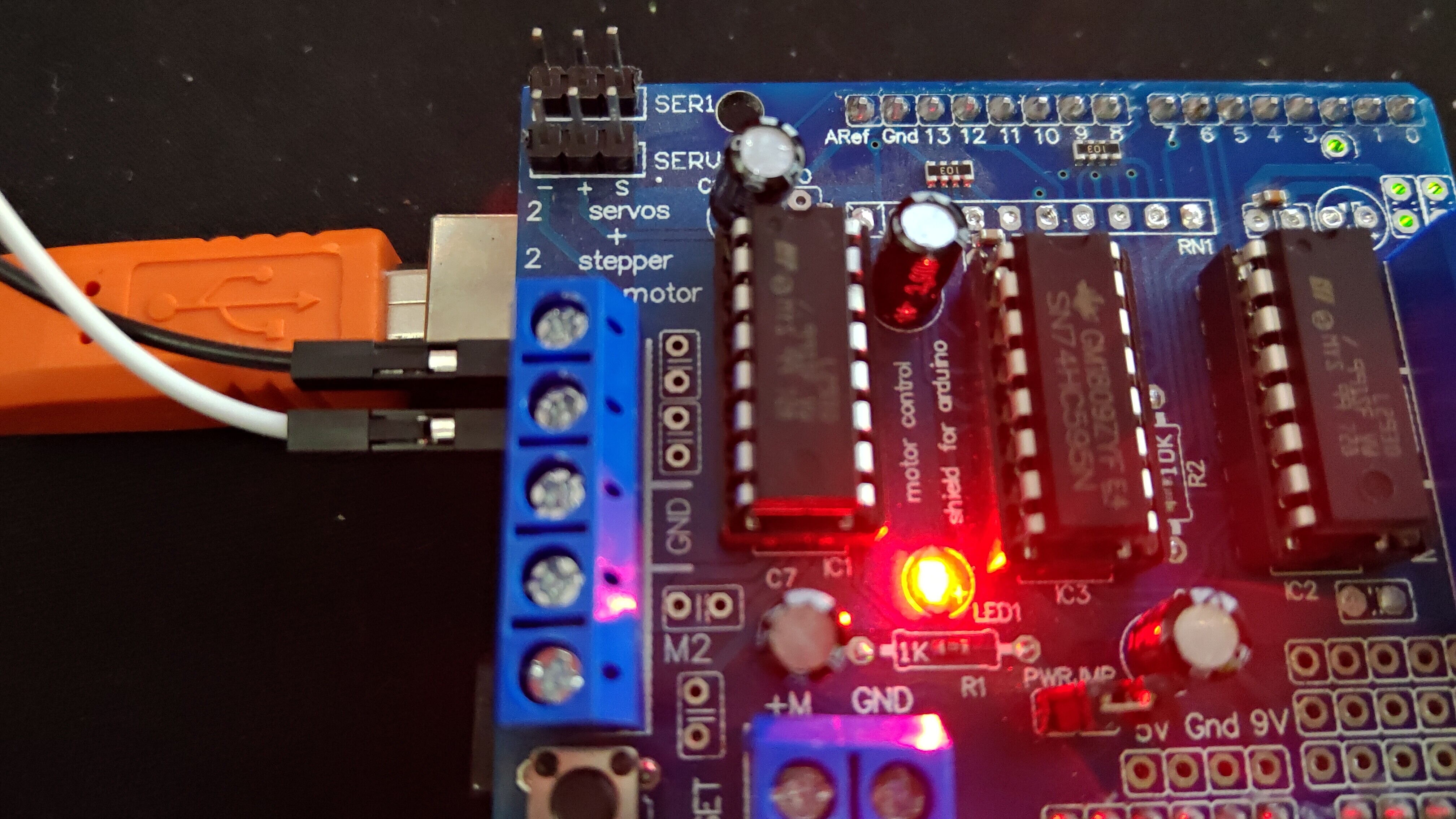 Beginner help for motor with uno - Programming - Arduino Forum