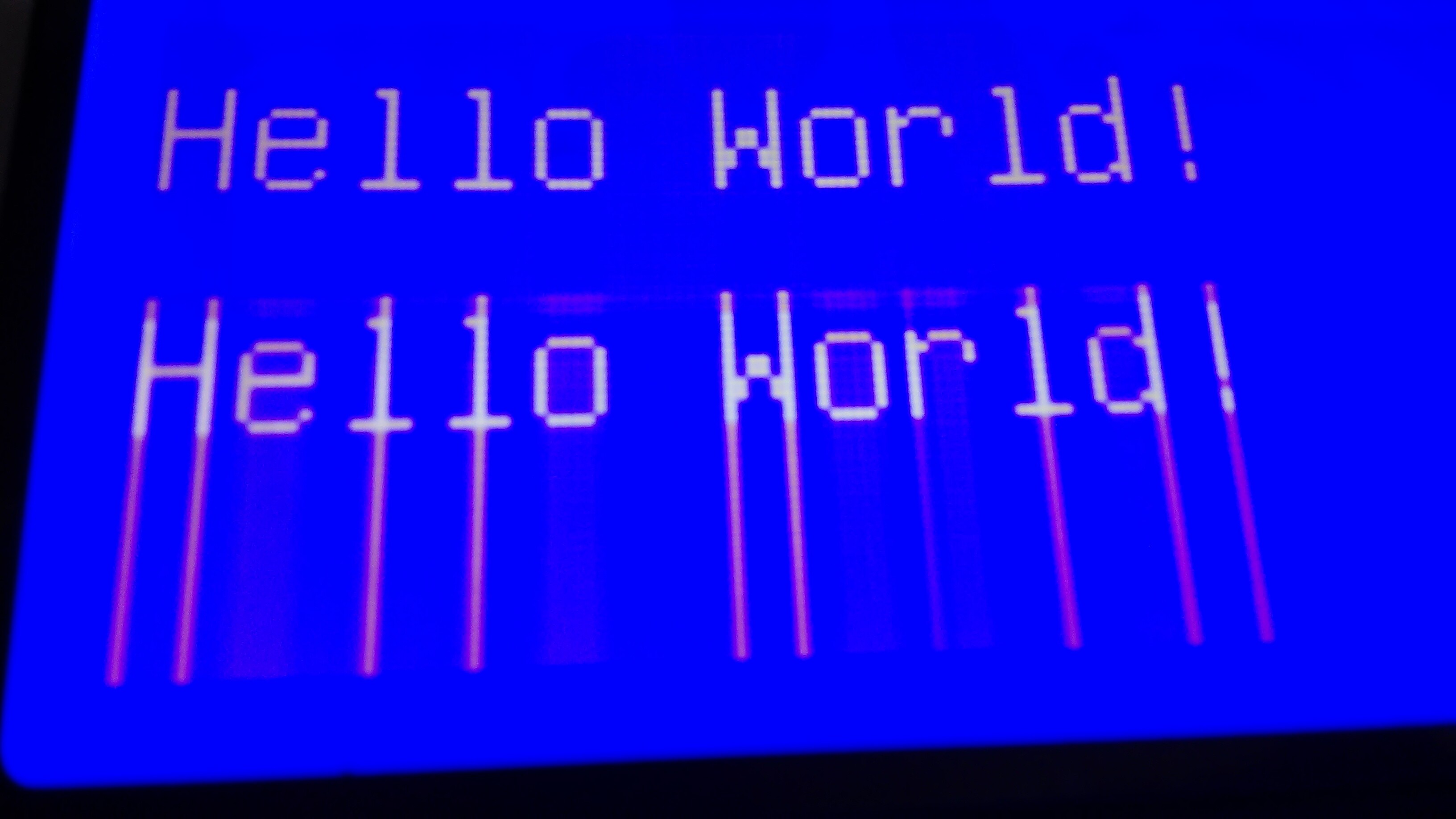 ST7920 Dot Matrix LCD Screen has shadows/artifacts. - Displays - Arduino Forum