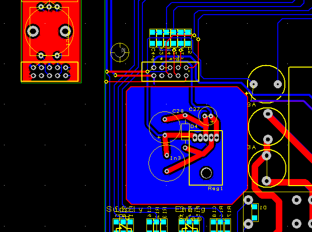 thoughts on my board design/layout of LM2575 - General Electronics ...