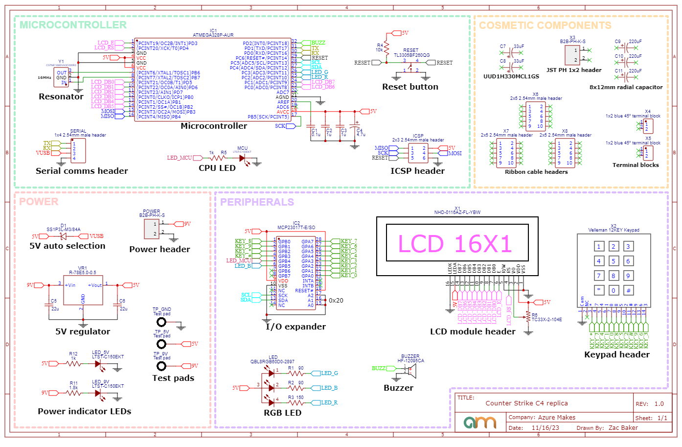 16x1 Lcd Second Half Not Displaying Tried The Usual Solutions