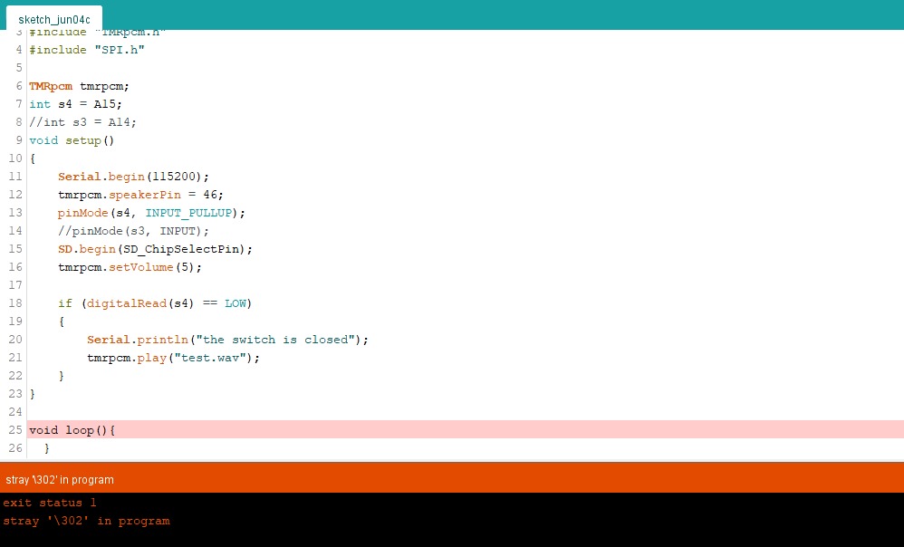 Playing audio.wav by pushing a micro switch - Page 3 - Audio - Arduino Forum
