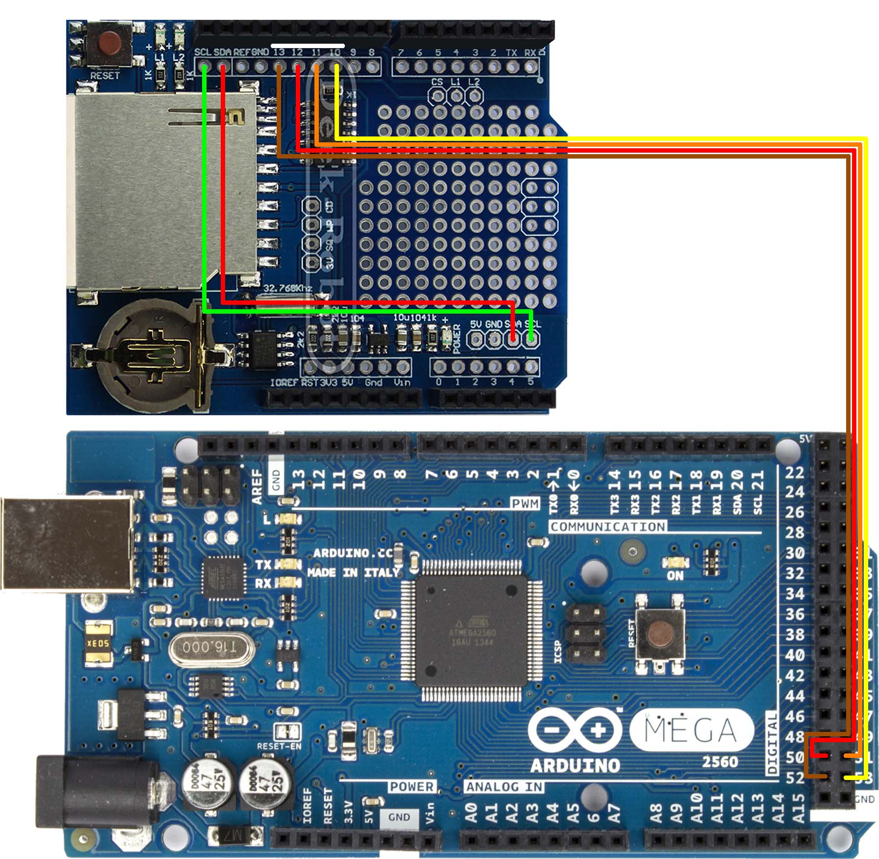 [Resolu] Fonctionnement du shield RTC/SD - Français - Arduino Forum