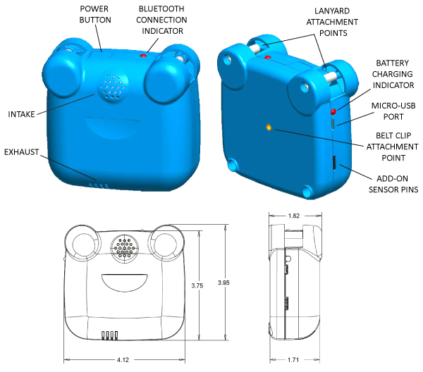 Micro sensor air, M5stack, PMSA003, challenge Air - Réalisations et ...