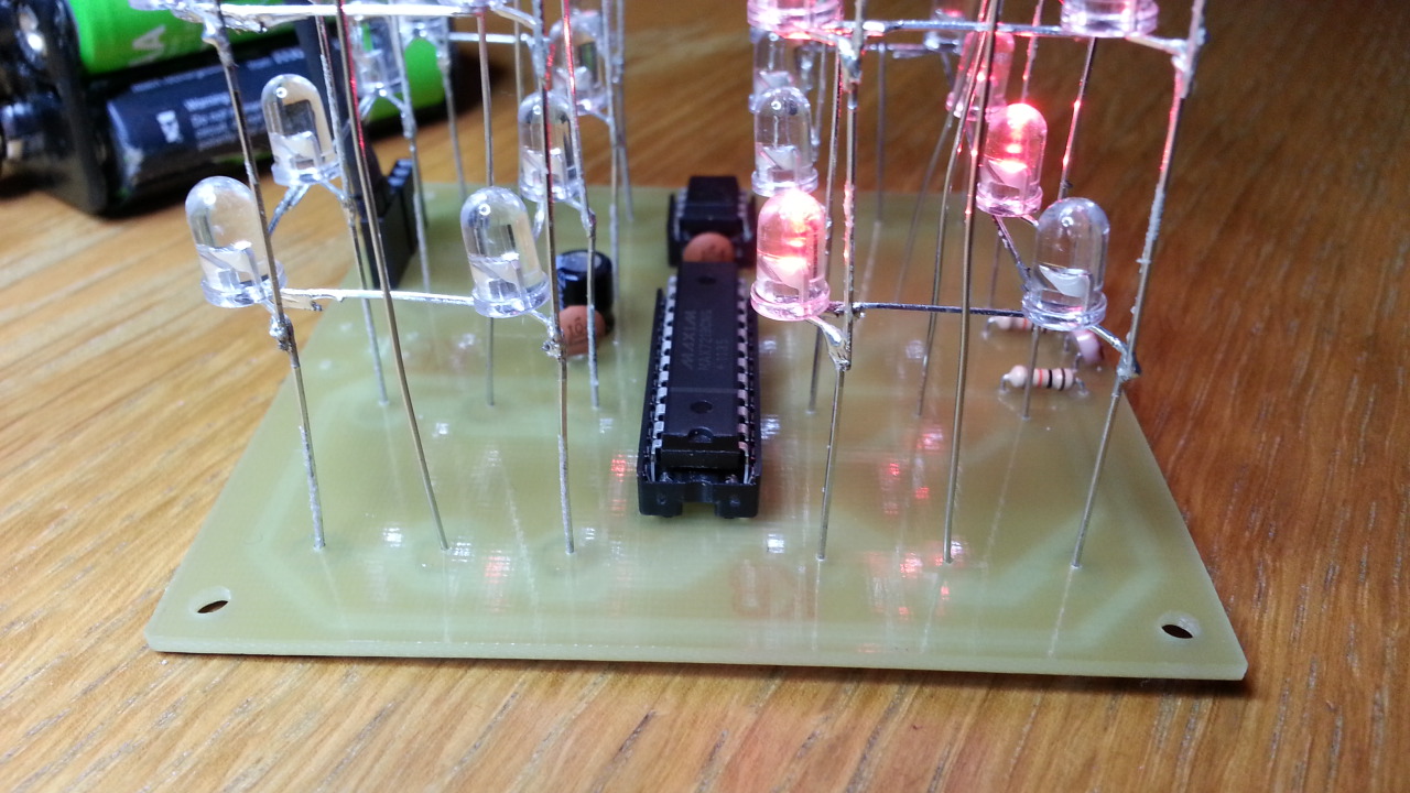 4x4x4 LED Cube with ATtiny85 and MAX7219 - Showcase - Arduino Forum