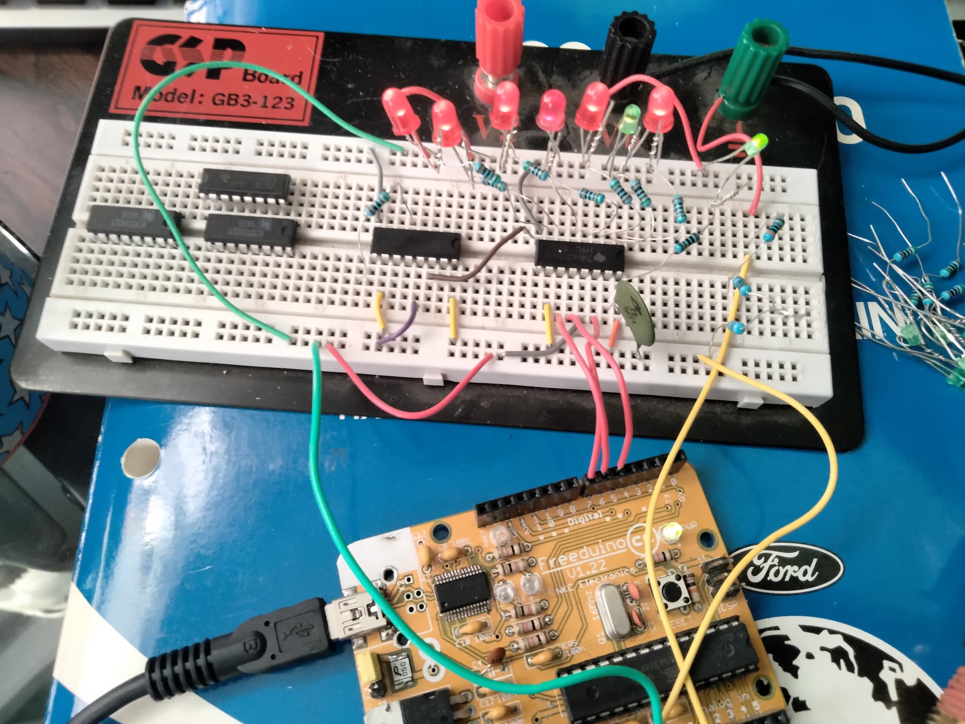 Help understanding shiftOut; Sending two seperate single digit ints (four bits each) in ...