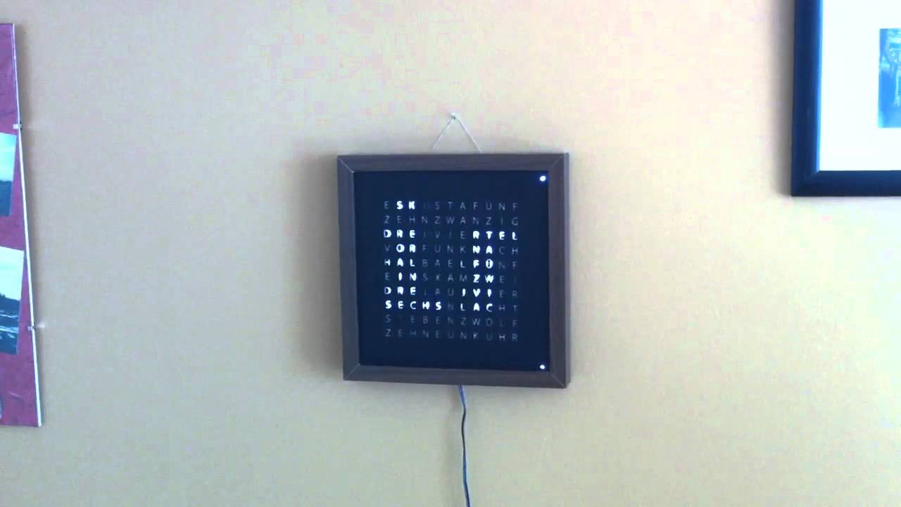 Wortuhr mit Arduino Atmega328 und Atmega32 - Deutsch - Arduino Forum