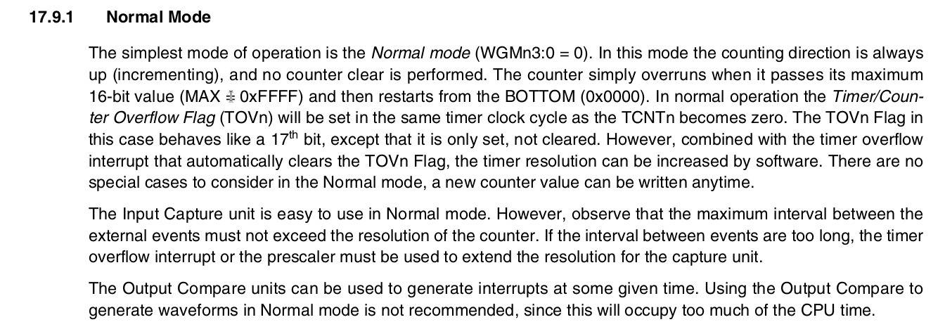 16 Bit Timer Counter Count Direction Programming Arduino Forum