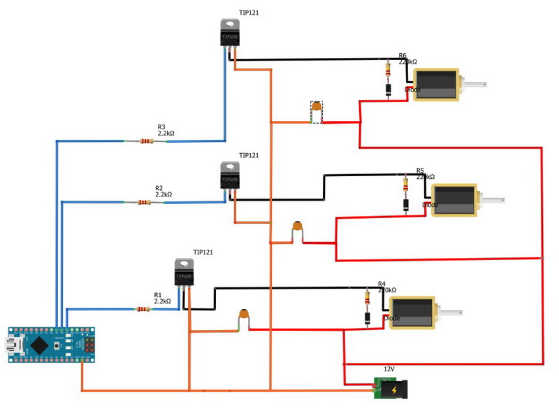 3 Solenoid valves - General Electronics - Arduino Forum