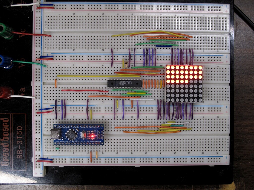 MAX7219 + 8x8 Dot Matrix: All LEDs Always On, No Response to Commands - LEDs and Multiplexing ...
