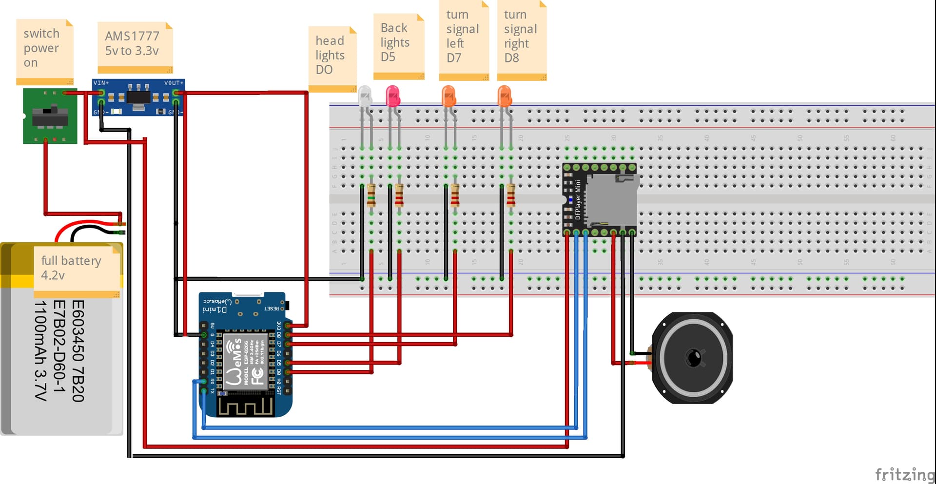 Esp8266 + webserver + DFPlayer code and power - Programming - Arduino Forum