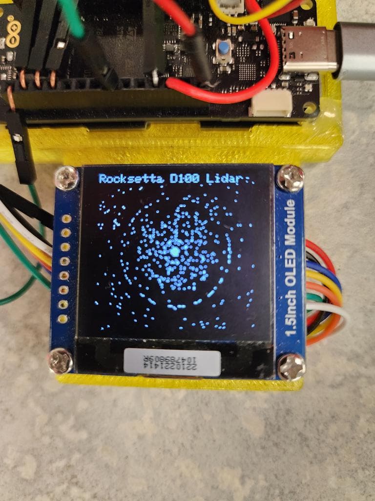 PortentaH7, D100 Lidar by LDRobot and Grayscale OLED - Portenta H7 - Arduino Forum