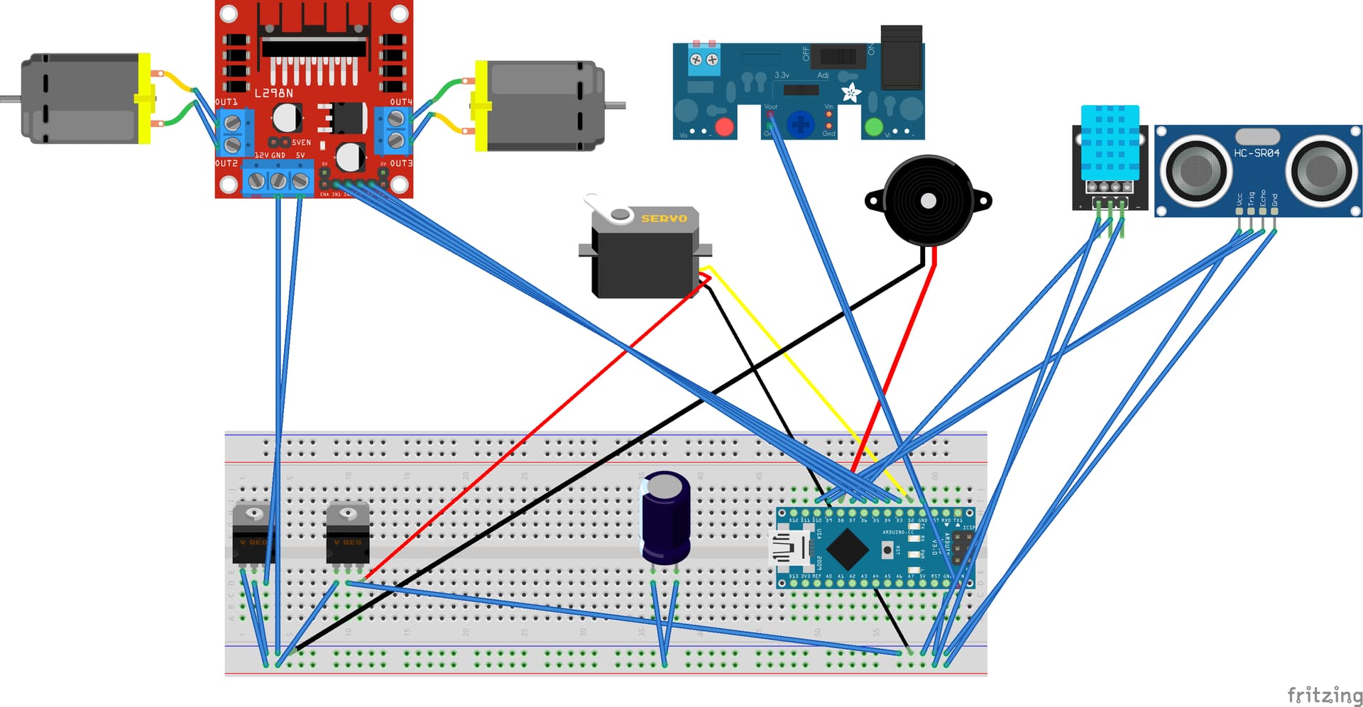 Trying to write a unique obstacle avoiding car - Programming - Arduino Forum