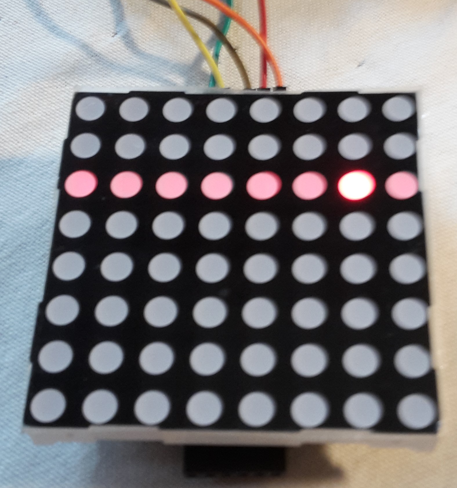 8x8 led matrix problema accensione di tutta la riga e colonna - Hardware - Arduino Forum