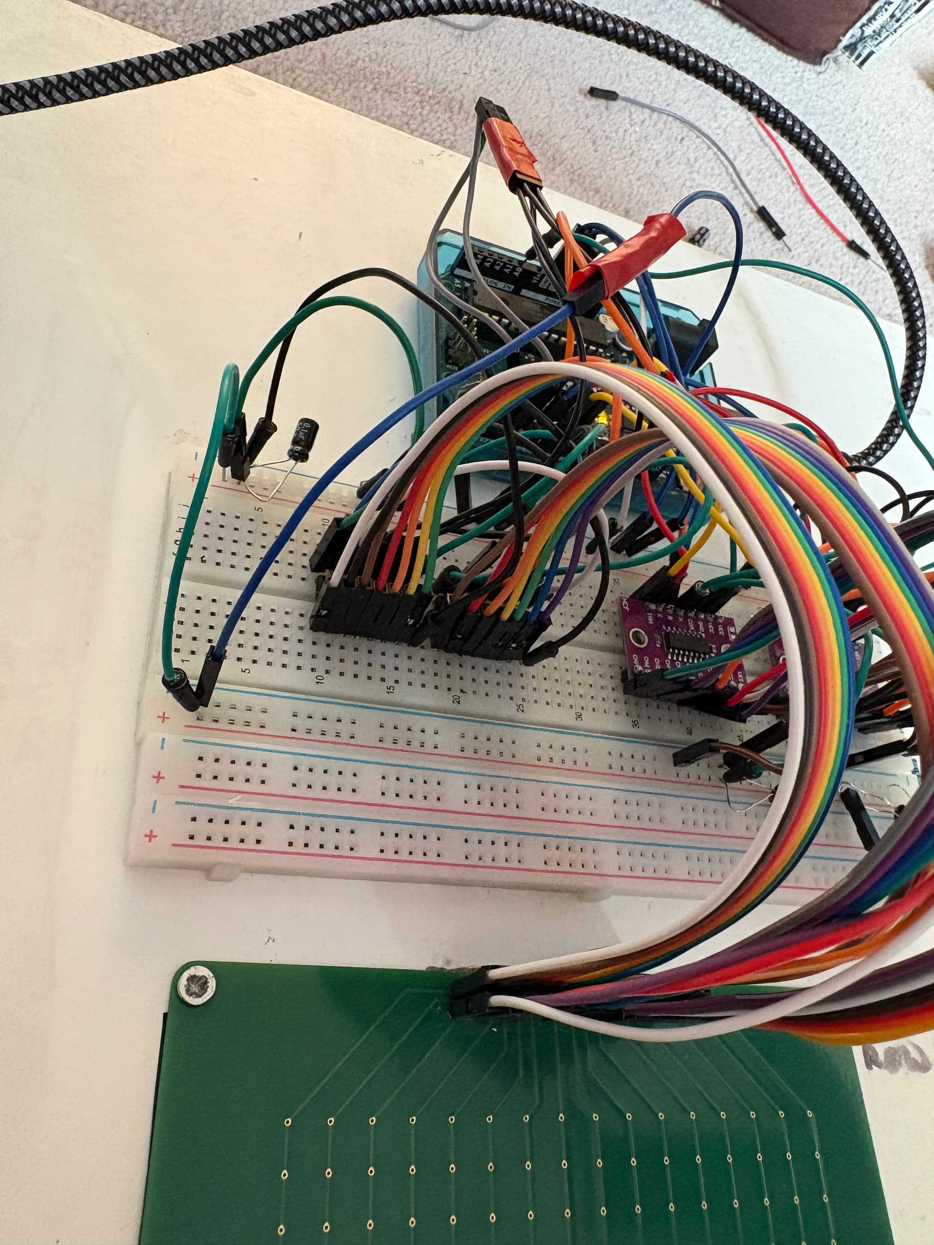 Help adjusting the code for ThruMatrix FSR Array 10x16 to a ShuntMatrix FSR Array 16 x16 ...