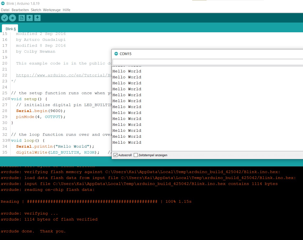 ATtiny via TTL Adapter bespielen funktioniert nicht - Deutsch - Arduino Forum