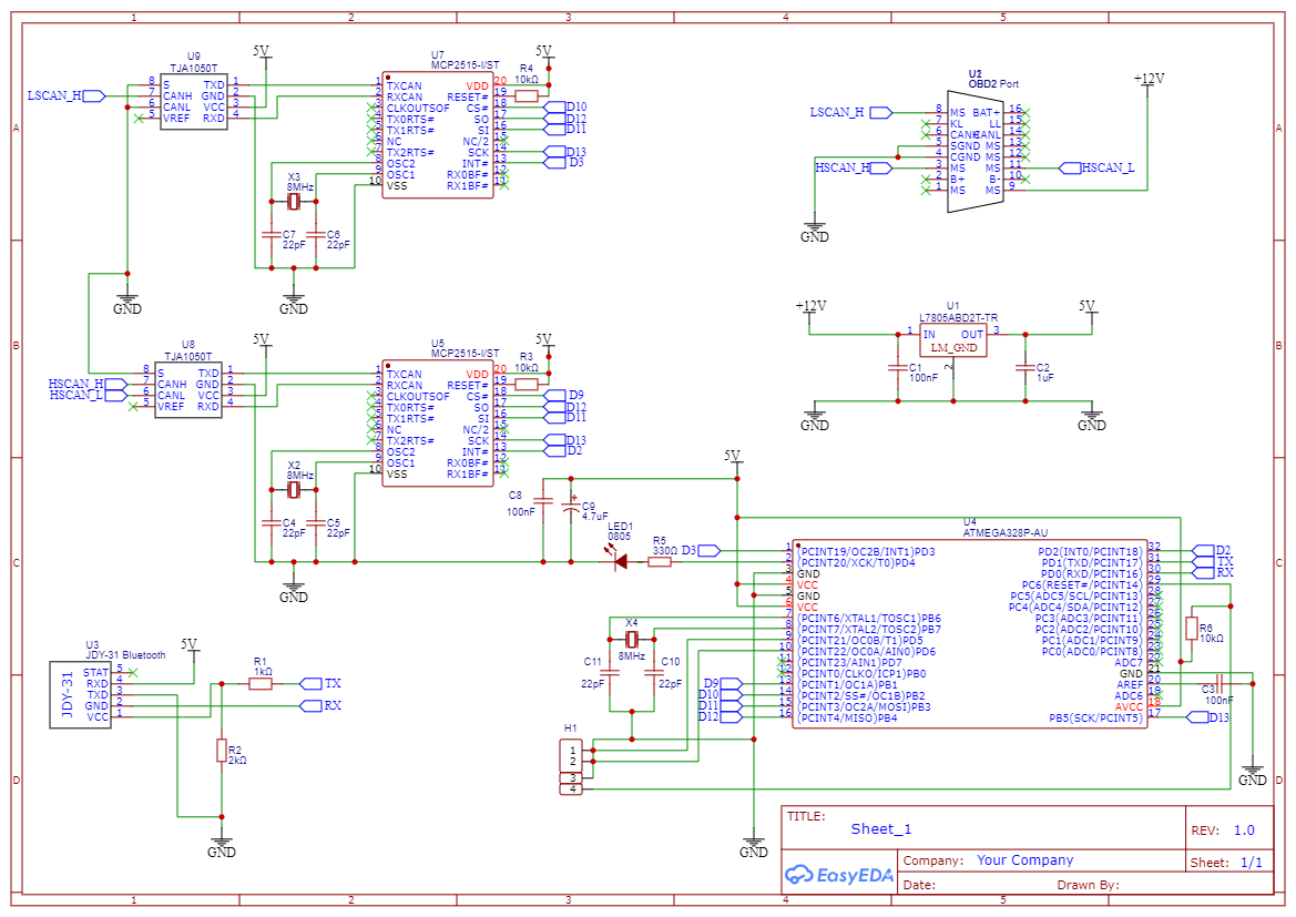 Standalone ATmega328p TQFP and 2xMCP2515 - General Guidance - Arduino Forum