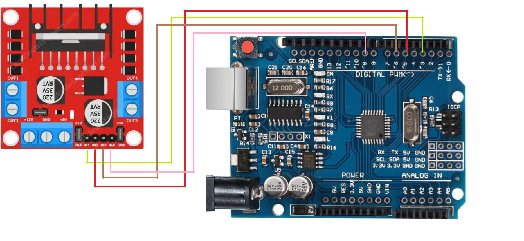 Only one motor is rotating - Page 2 - Programming - Arduino Forum