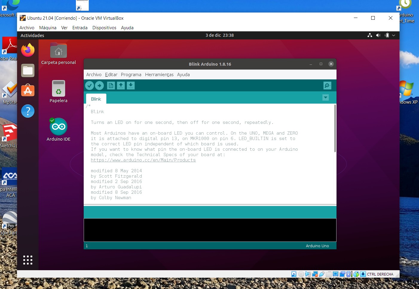 Pantalla negra en linux - Page 2 - Español - Arduino Forum