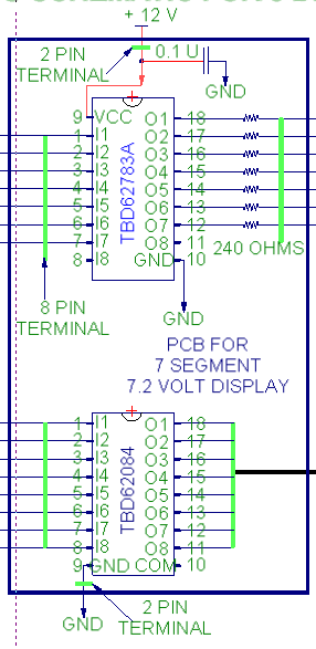 Wiring Schematic for 8 digit seven segment (7.2 volt) display - Page 3 - General Discussion ...