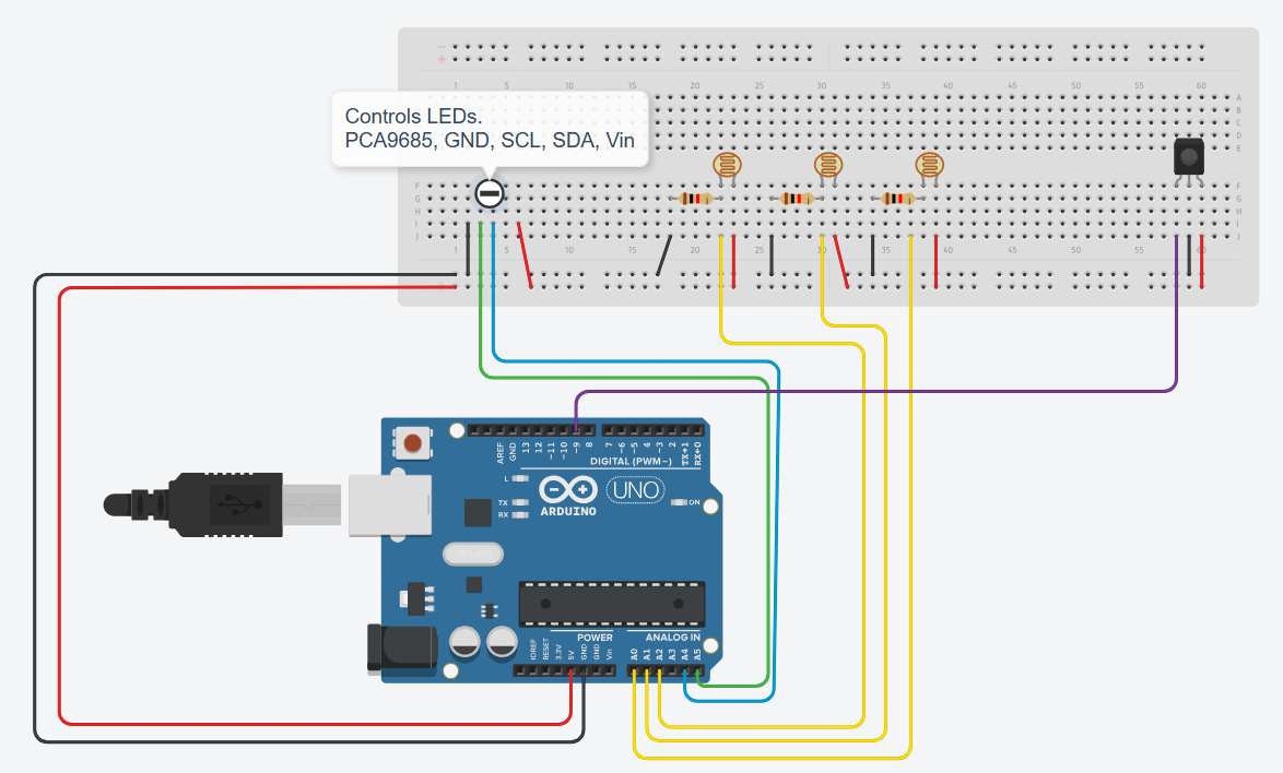 LDR detection in model railway setup - Programming - Arduino Forum