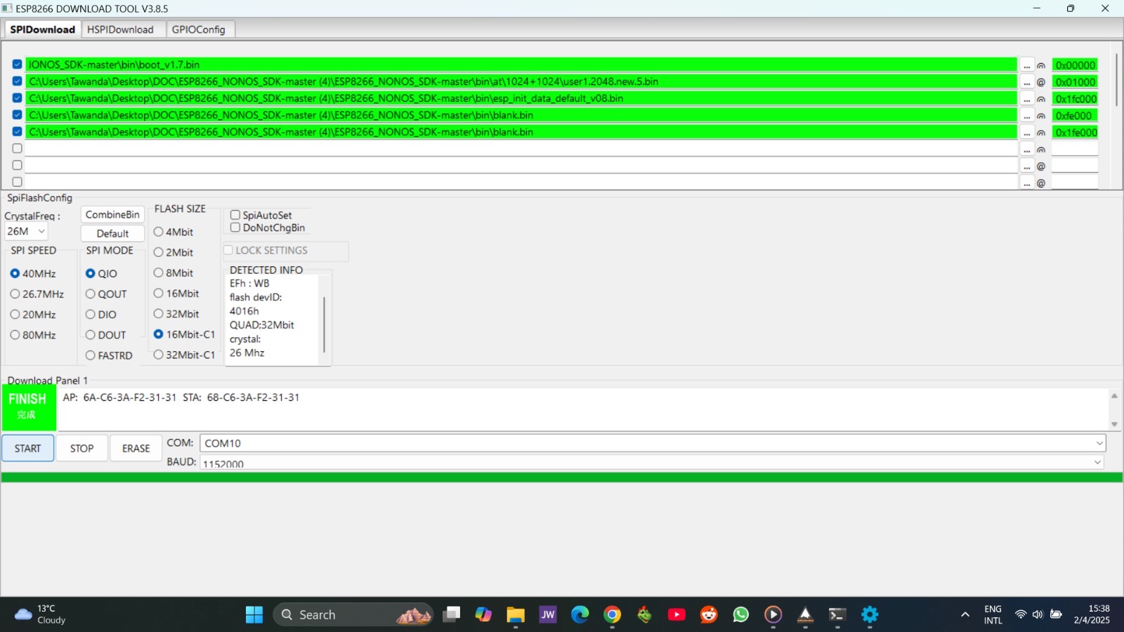Update Arduino WiFi rev 3 mega to use Wifi library and AT - Page 2 - Networking, Protocols, and ...