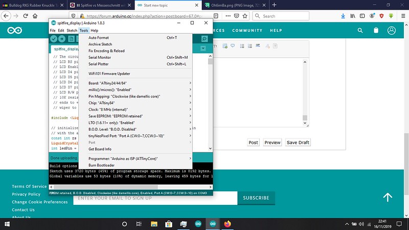 attiny84 lcd - 3rd Party Boards - Arduino Forum