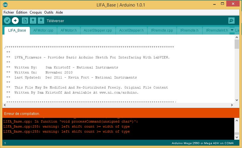 arduino IDE 1.5.4 bug in communicating with labview - Interfacing w ...