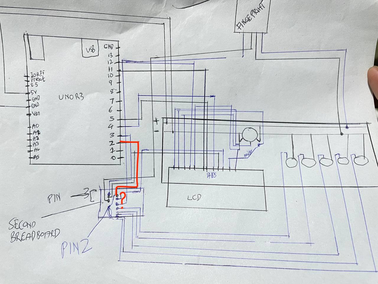 I am creating an arduino uno r3 finger print voting system. It says fingerprint sensor (R307s ...