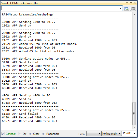 nRF modules with RF24Network ... parent 02 still reading child 053 - Networking, Protocols, and ...