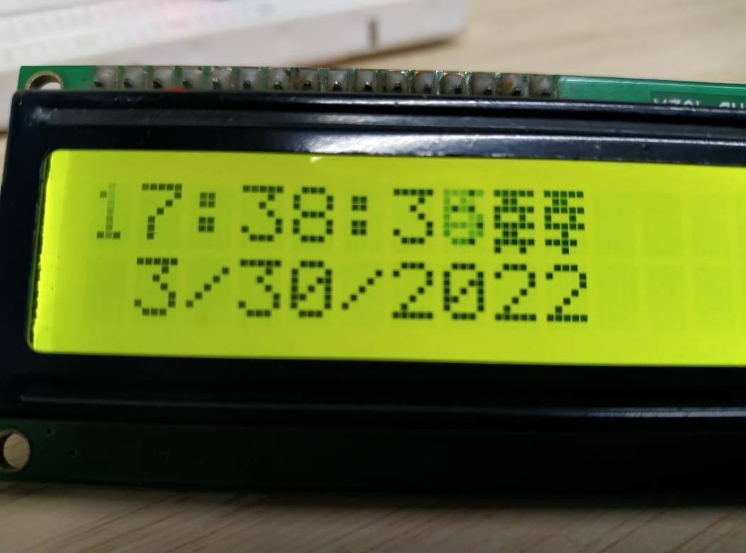 [solved]weird Characters Appearing On 16x2 Lcd While Printing Time General Guidance Arduino