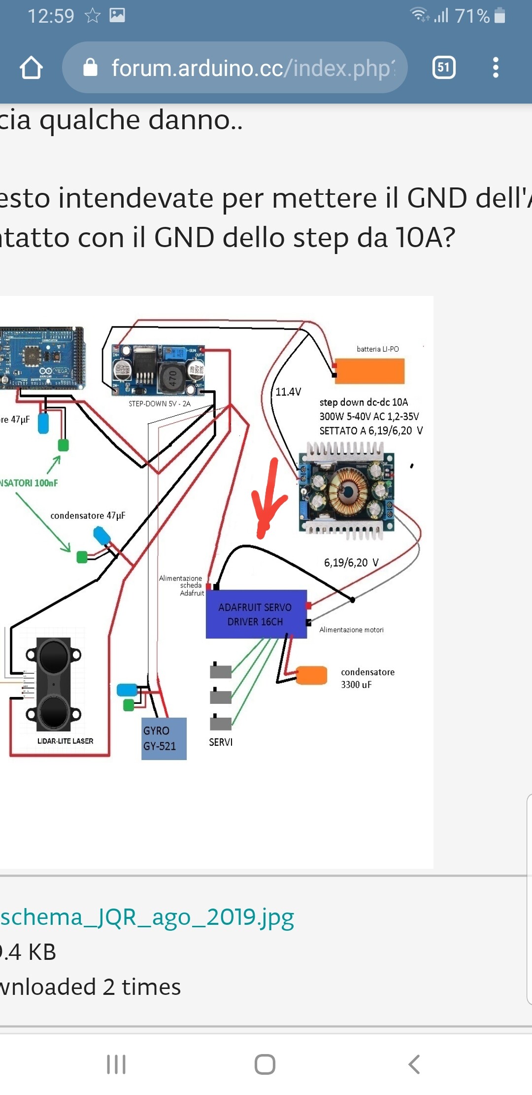 Passaggio da step-down 10A a step-down 20A.. DRAMMA giroscopio! - Page ...