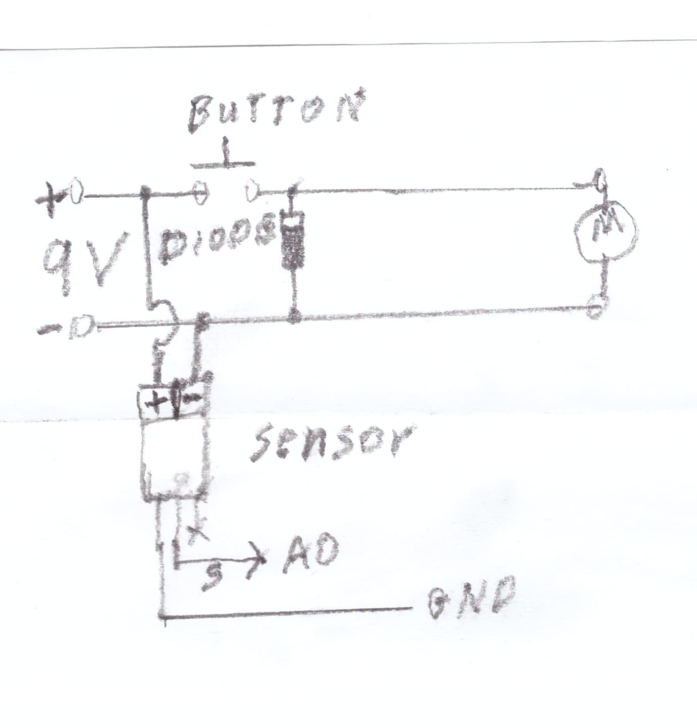 Serial port "freezing" for voltage measurement after starting the motor with a button push ...