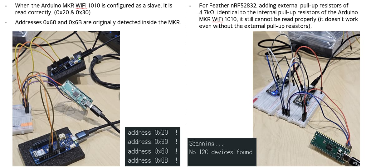 I2C: one master two slave, no recognition - General Electronics ...