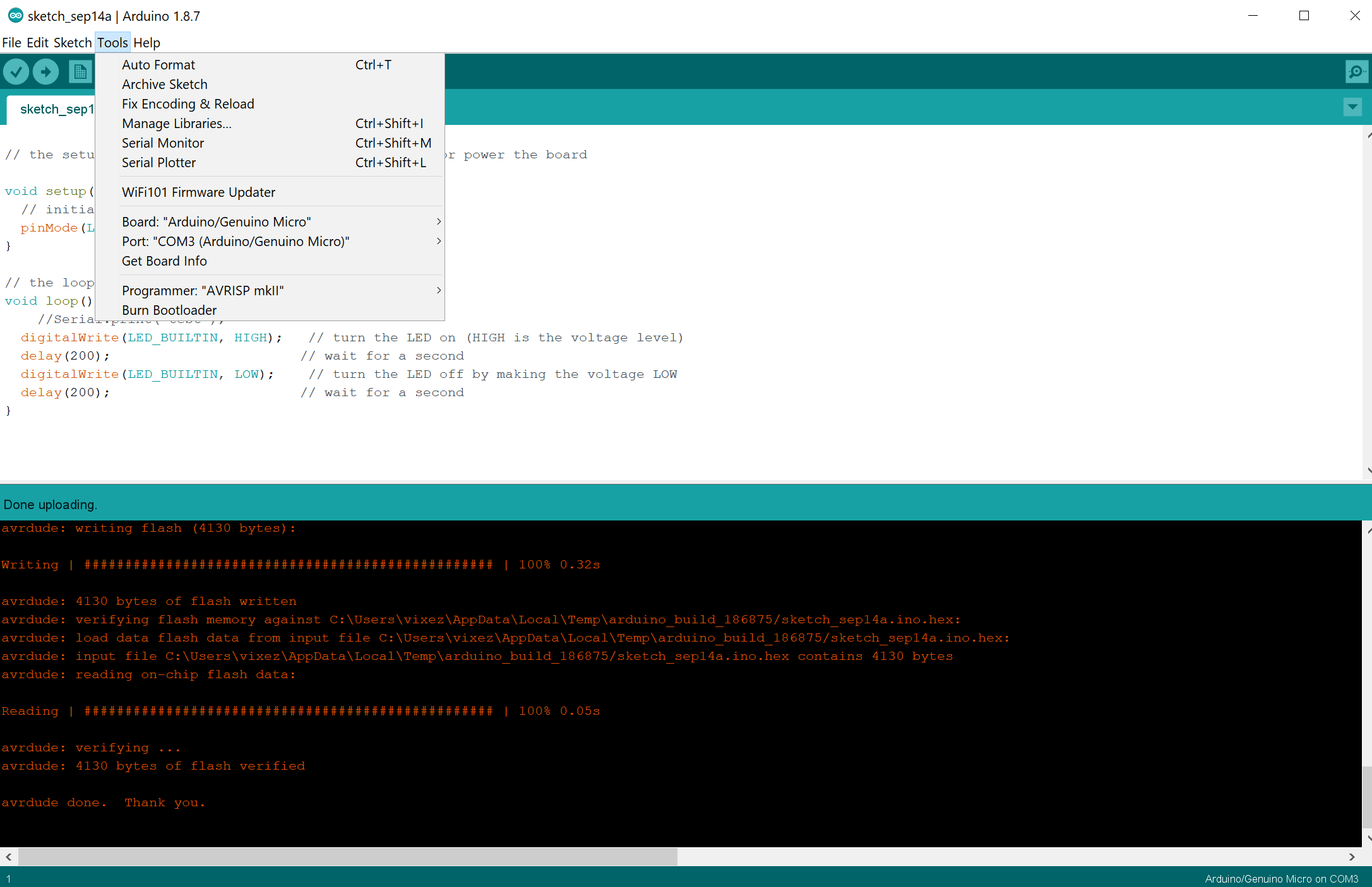 Can't run sketch without serial (and resets) - General Guidance ...
