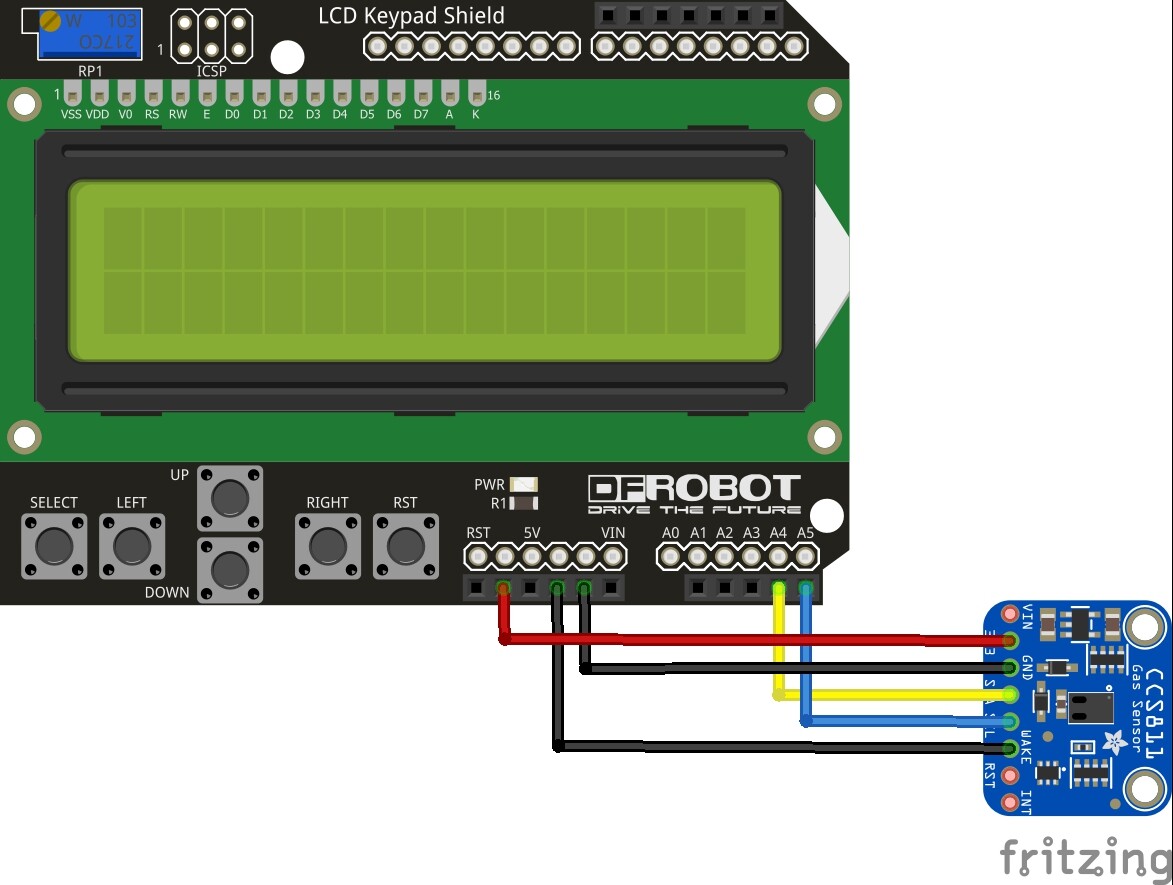 Sensor CCS811 y display lcd - Software - Arduino Forum