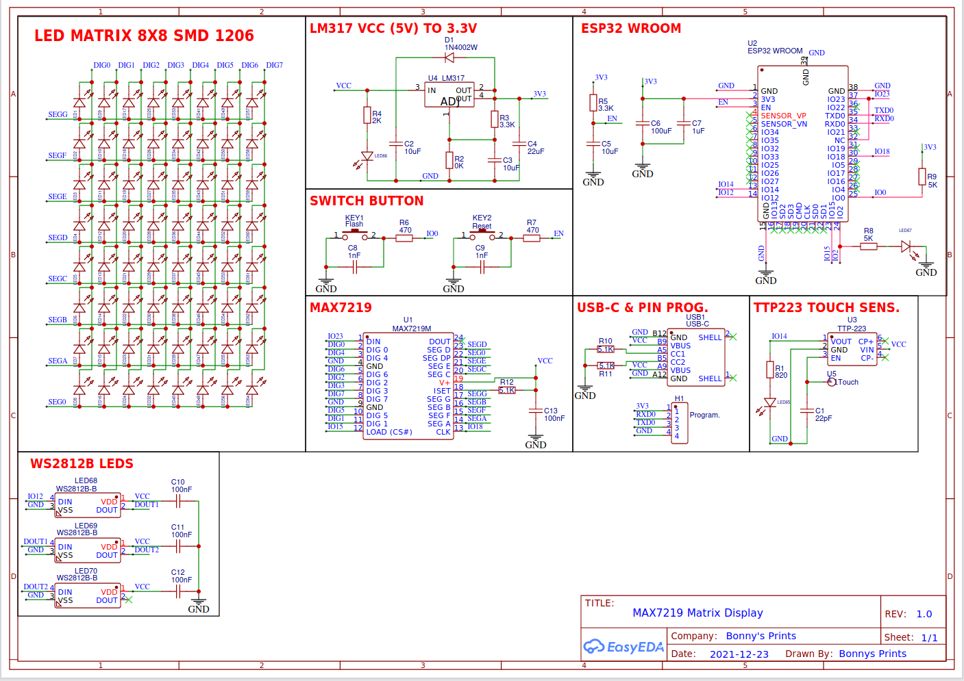 LED matrix word mirrored - LEDs and Multiplexing - Arduino Forum