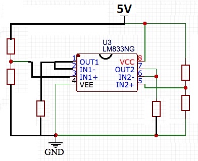 Problem with LM833 - Outputting max voltage. - Page 2 - General Electronics - Arduino Forum