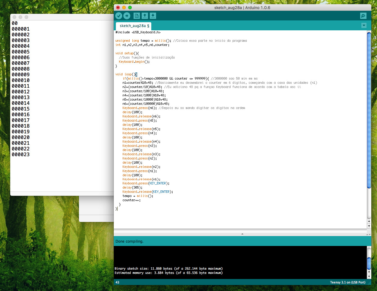 Ajuda com código sou iniciante.. - Português - Arduino Forum