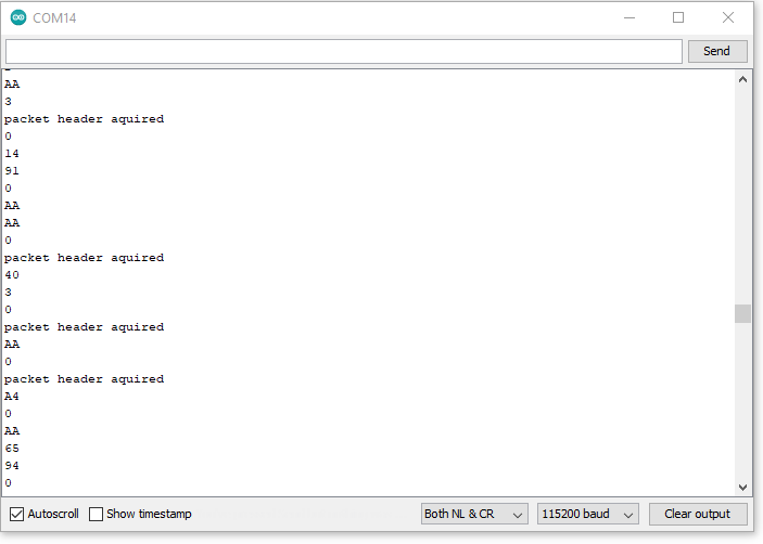 Access Infinity Long Hex Data Receiving From Uart Rx Networking Protocols And Devices