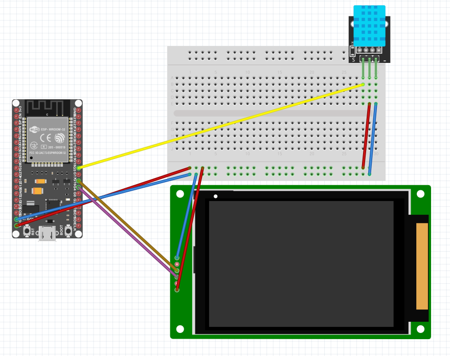 Esp32에 dht11 센서를 연결후 hmi(dwin)와 통신이 안됨 - Displays - Arduino Forum