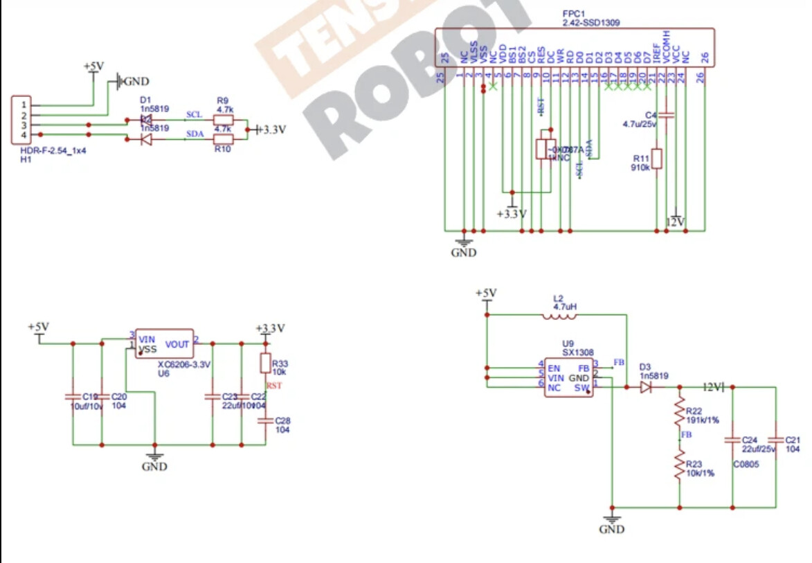 SSD1309 OLED high frequency noise - Displays - Arduino Forum