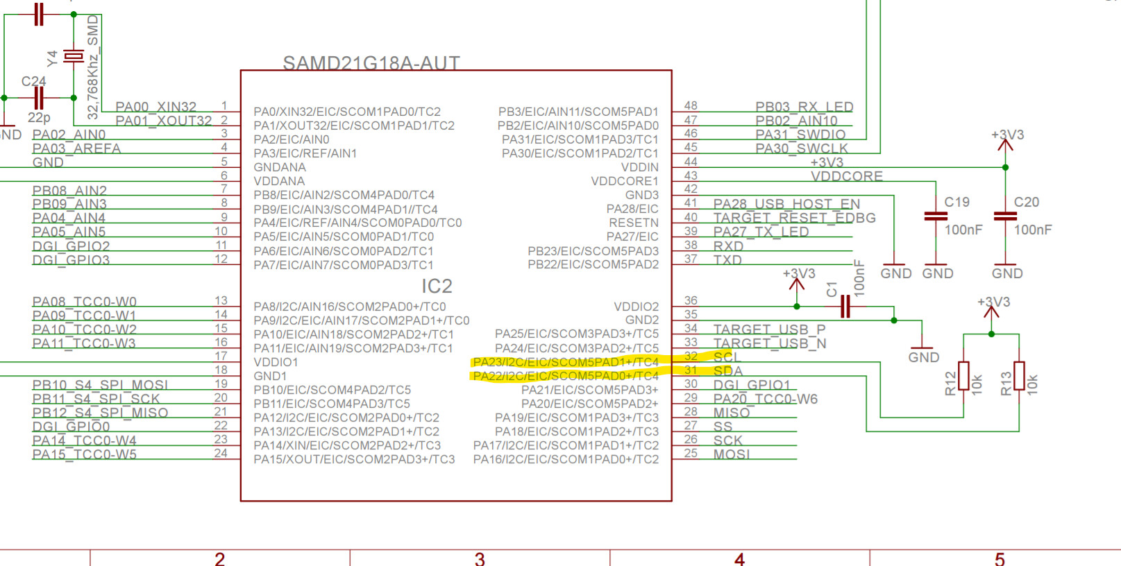 Using Sda Scl As Inputs Zero Arduino Forum