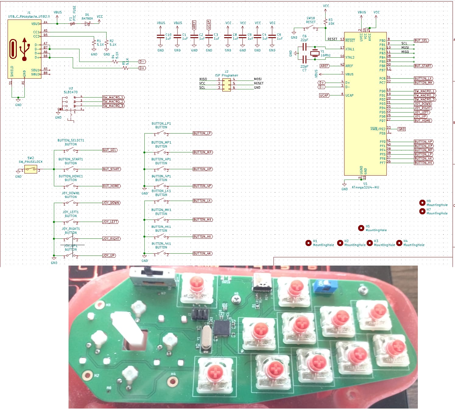 AT32U4 Custom Board Not Working - 3rd Party Boards - Arduino Forum