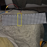 Cut 8x32 led dot matrix panel , is this possible? - LEDs and Multiplexing - Arduino Forum