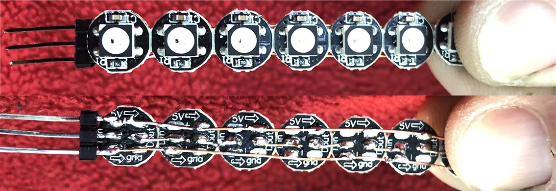 Grouping WS2812B LEDs for easier control? - LEDs and Multiplexing ...