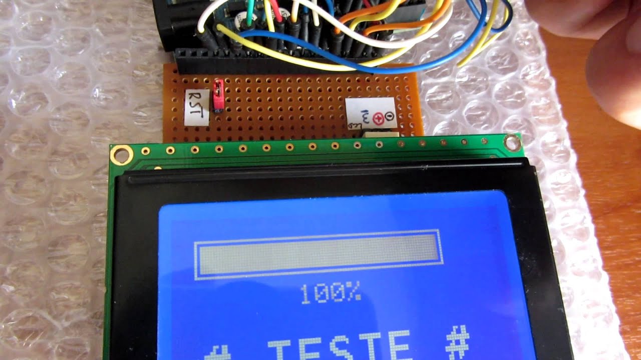 My GLCD 128x64 without Sparkfun backpack - Showcase - Arduino Forum My GLCD 128x64 without Sparkfun backpack - Showcase - Arduino Forum