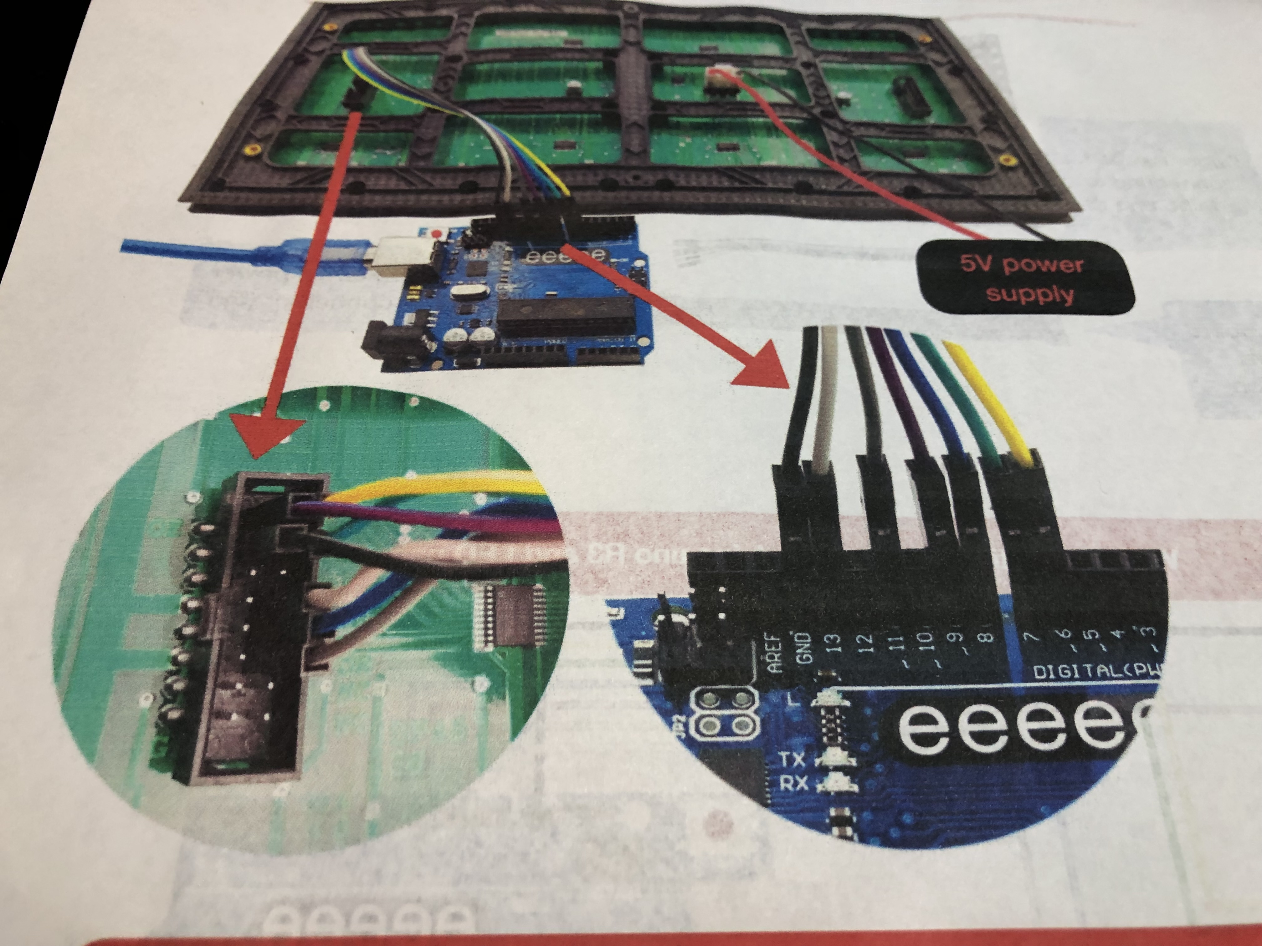 P10 Display Brightness Control Using Dmd Library Displays Arduino Forum