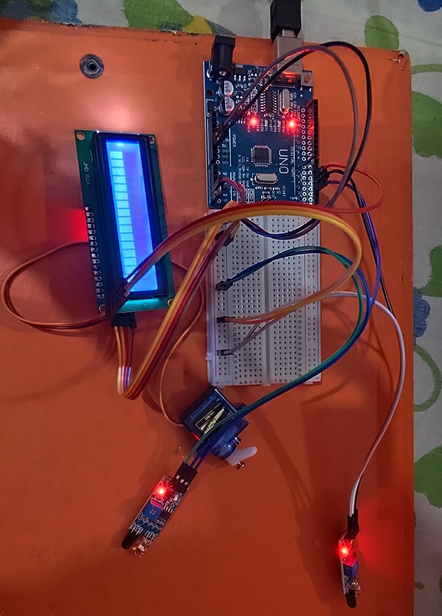 Lcd just glowing and showing white boxesbut not showing any text ...