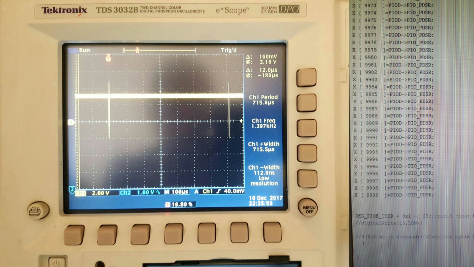 Problem On Due Number Of Clock Cycles Due Arduino Forum