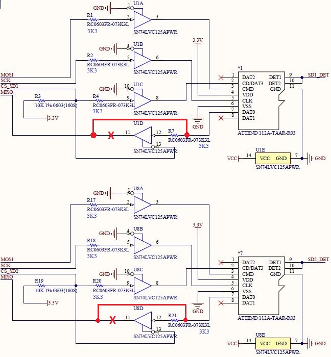 Double Sd Cards Fail To Initialize With One Slot Empty Storage Arduino Forum